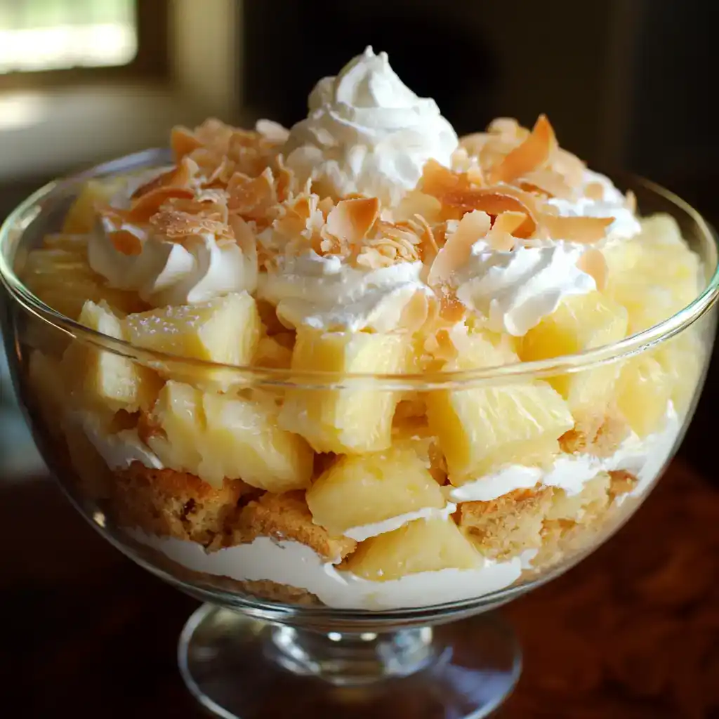 Glazed Pineapple Trifle Recipe