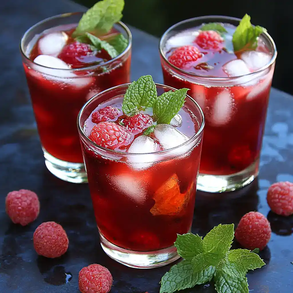 Raspberry Ginger Iced Tea Recipe