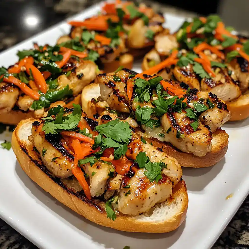 Grilled Chicken Bánh Mì Recipe