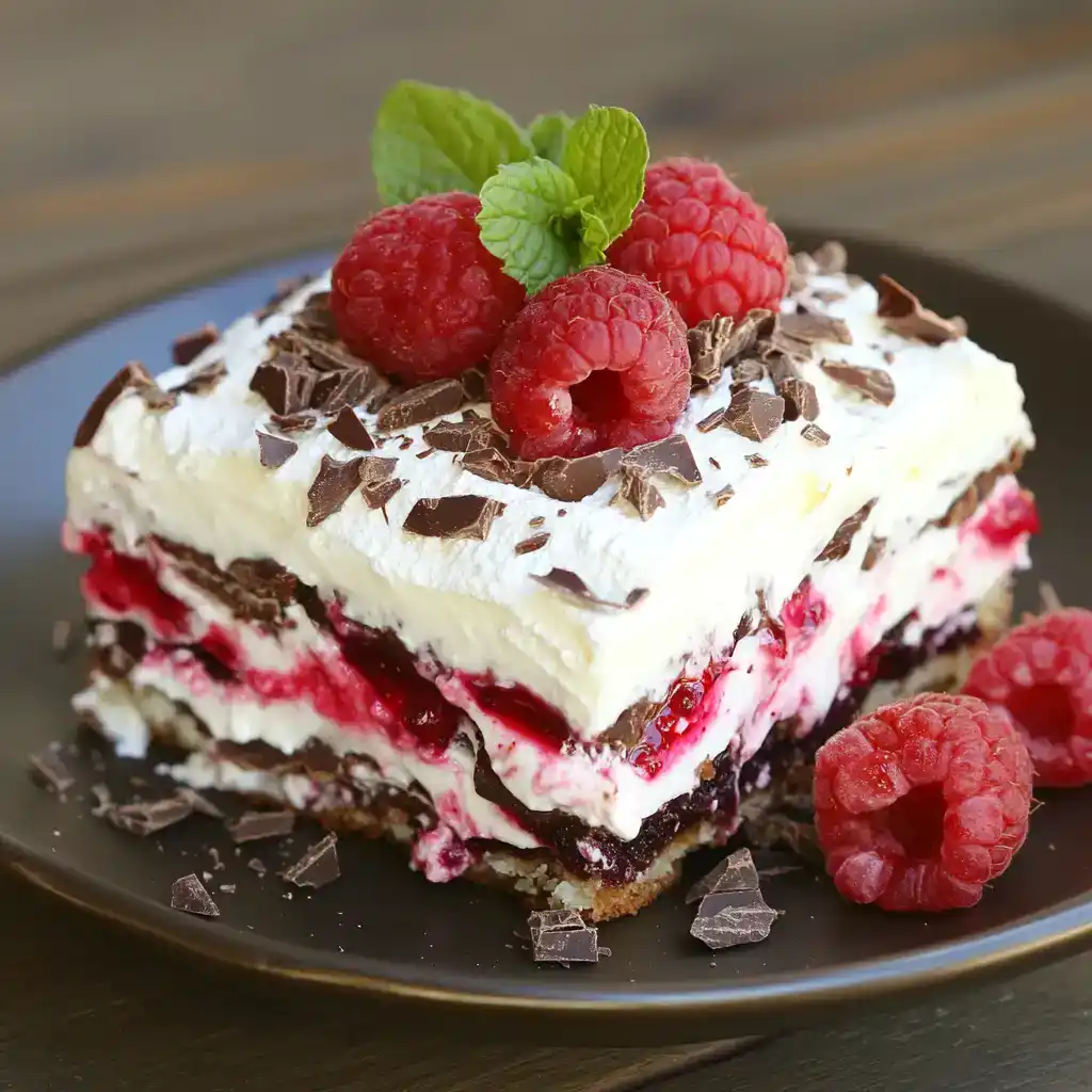 Raspberry Chocolate Lasagna Recipe